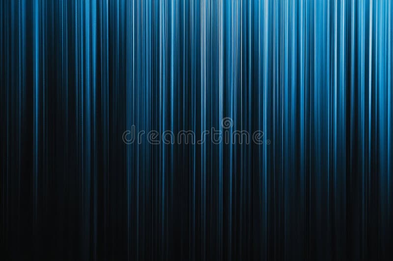 Abstract Background with Blue Gradient Light Streaks on Black. Stock ...