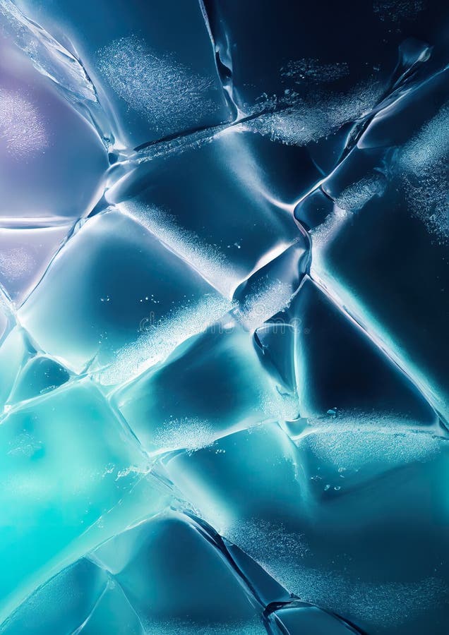 Abstract Background with Blue Ice Stock Illustration - Illustration of ...