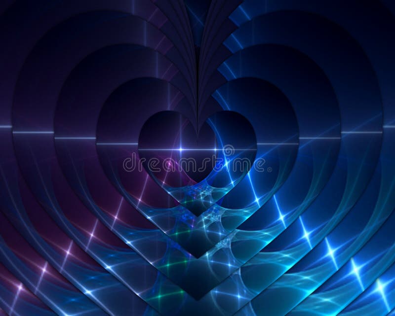 Abstract Background Blue Lights Shades Shapes and Blurs Stock ...