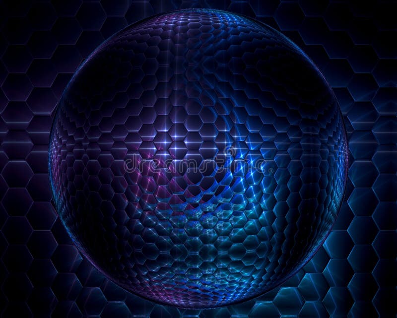 Abstract Background Anamorphic Blue Lights Shades Shapes and Blurs ...