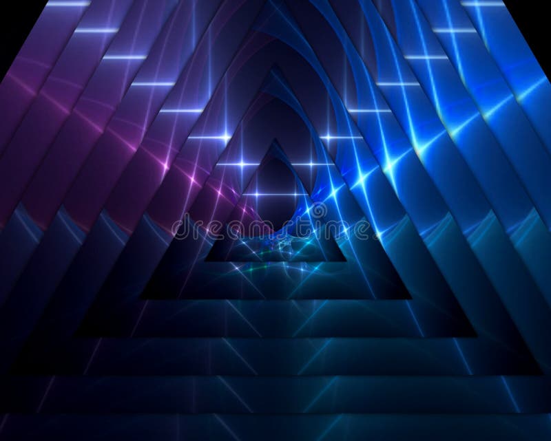 Abstract Background Anamorphic Blue Lights Shades Shapes and Blurs ...