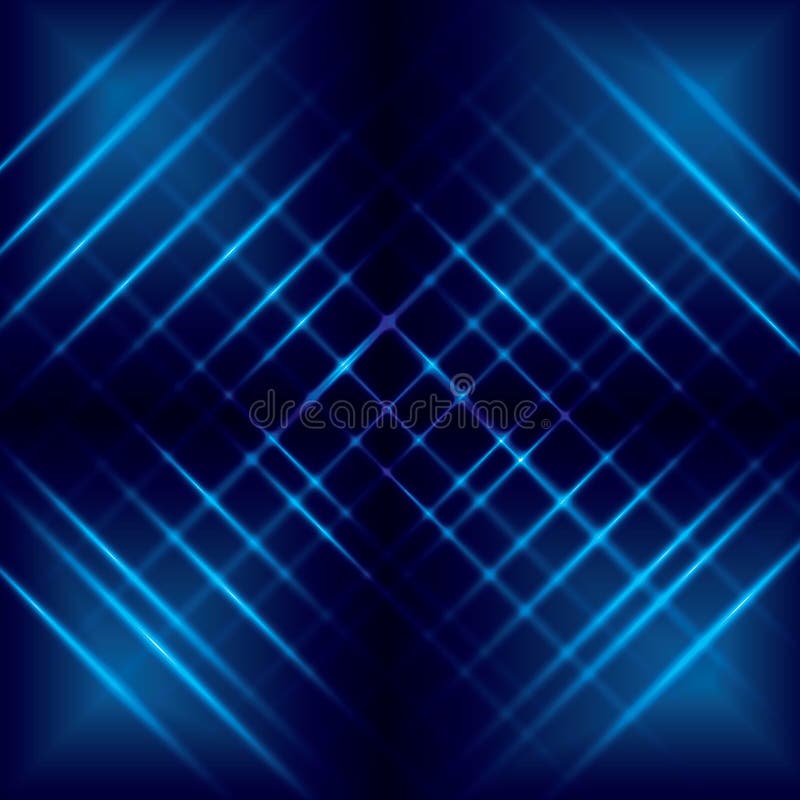 Abstract Background with Blue Luminous Lines - Eps10 Stock Vector ...