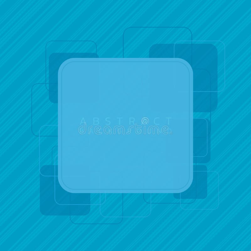 Abstract Background Blue Modern Square Shape Style with Space for Your ...