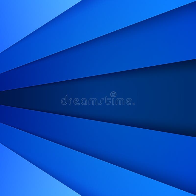 Abstract Background with Blue Paper Layers Stock Vector - Illustration ...