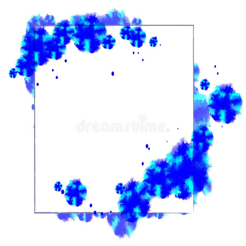 Abstract Background with Blue Patches Stock Illustration - Illustration ...