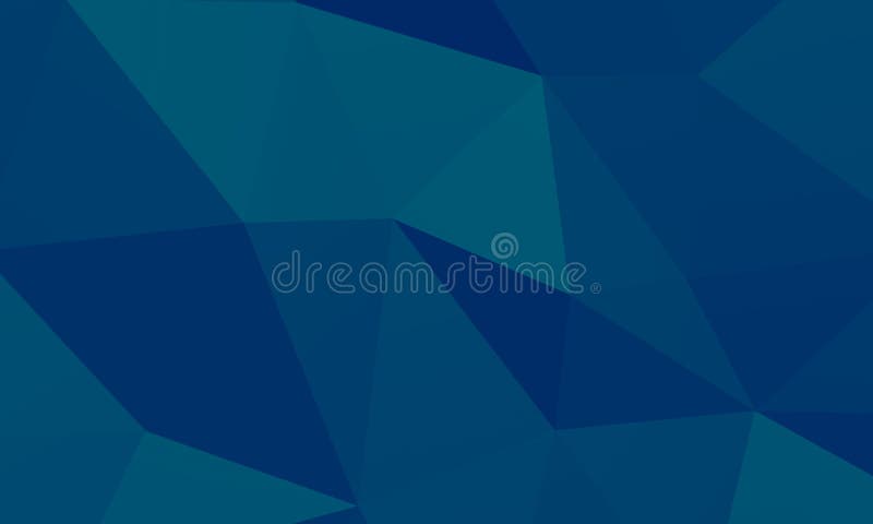 Abstract Background of Blue Polygons Stock Illustration - Illustration ...