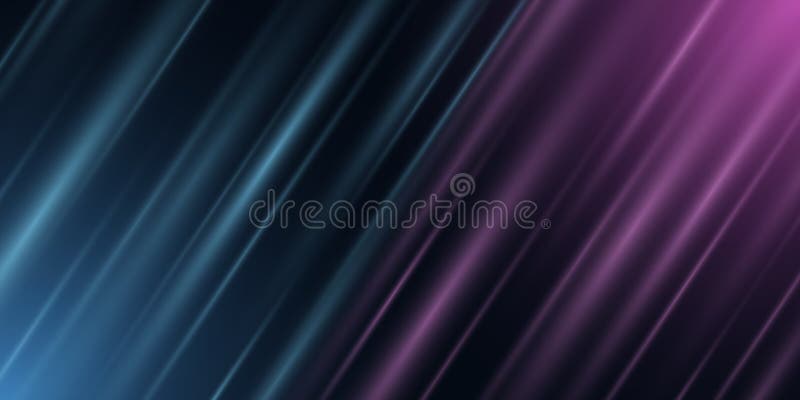 Abstract Background with Blue and Purple Light Effect of Rays on Black ...