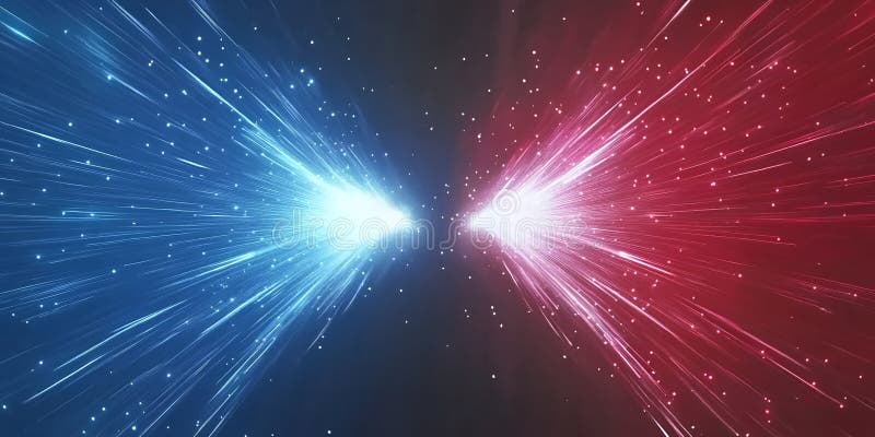 Abstract Background Blue Red Light Rays Burst Energy Power Beams Stock ...