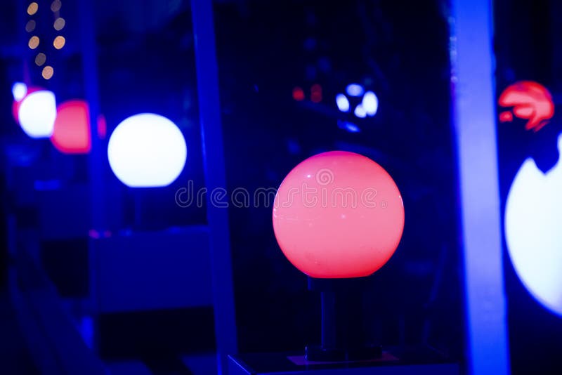 Abstract Background with Blue and Red Lighting Stock Photo - Image of ...