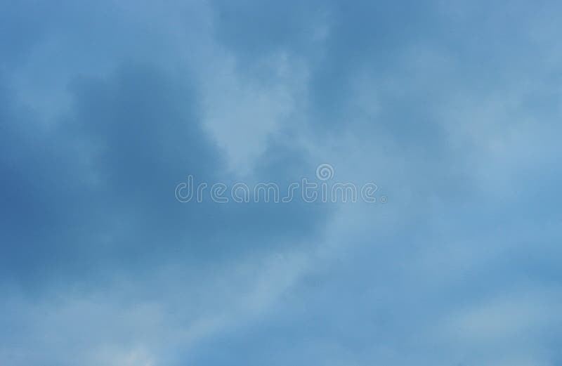 Abstract Background of Blue Sky in Cloudy Weather. Stock Image - Image ...