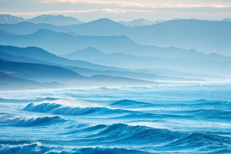 Abstract Background in Blue Tones Stock Illustration - Illustration of ...