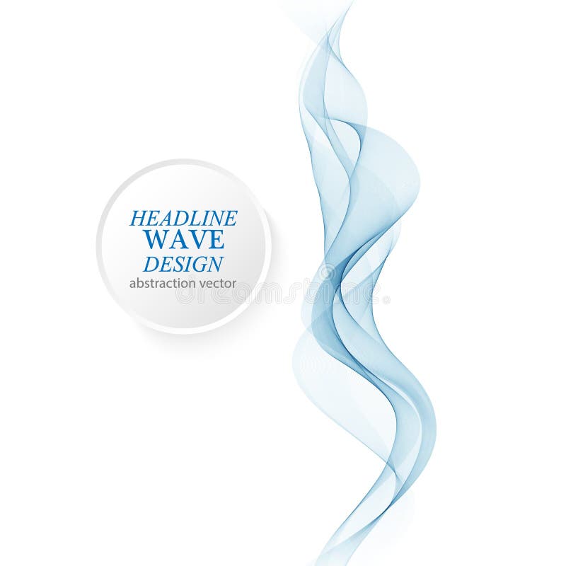 Abstract Background with Blue Vertical Wave. Vector Illustration for ...