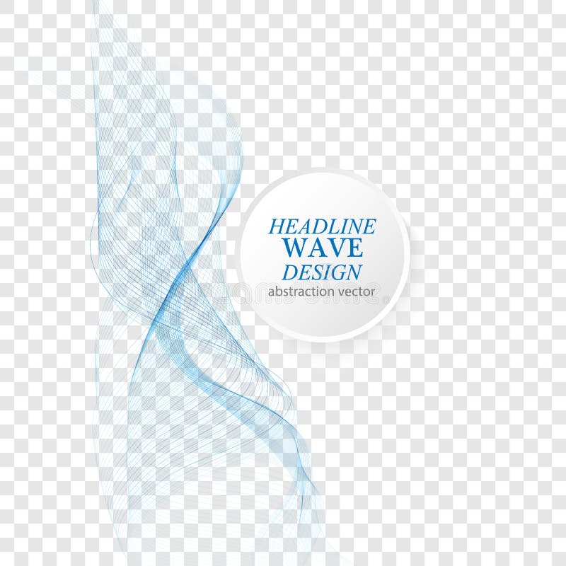Abstract Background with Blue Vertical Wave. Vector Illustration for ...