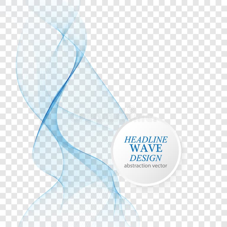 Abstract Background with Blue Vertical Wave. Vector Illustration for ...