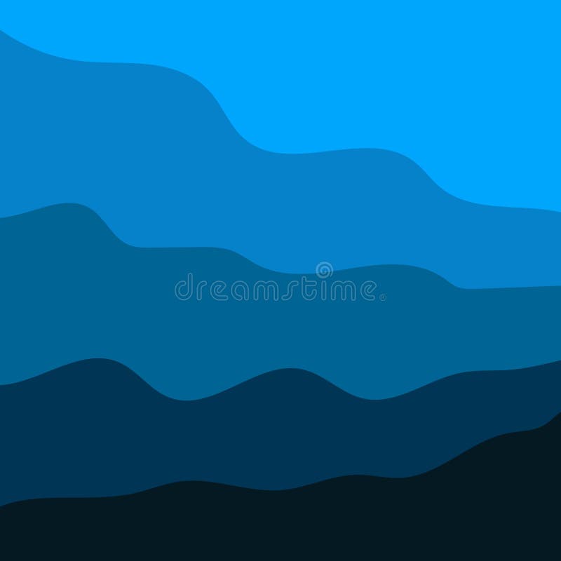 Abstract Background, Blue Waves. Nautical Theme, Square Blue Wavy ...