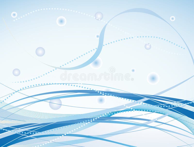Flow Background Blue stock vector. Illustration of blend - 8488734