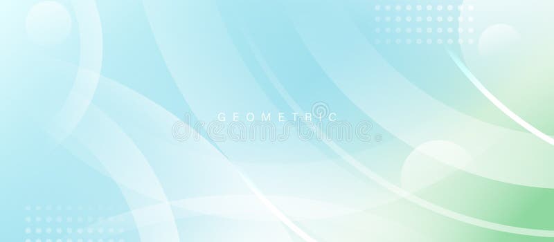 Abstract Background with Blue and White Circle Geometric Lines. Modern ...