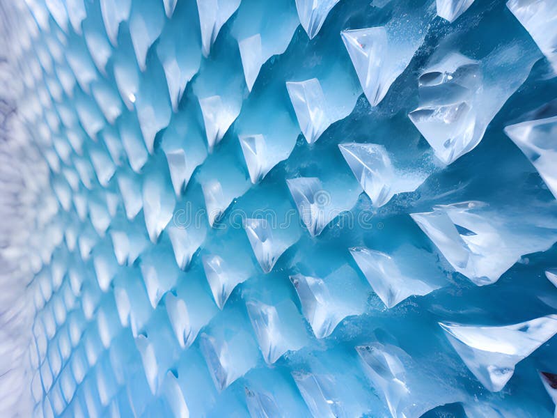 Abstract Background of Blue and White Ice Cubes, AI Generated Stock ...