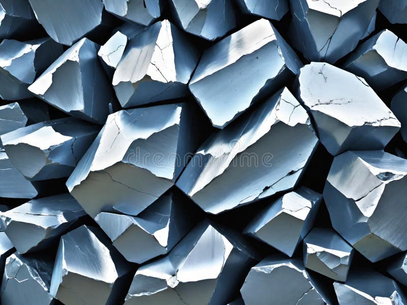 Abstract Background of Blue and White Silver Stone Stock Illustration ...