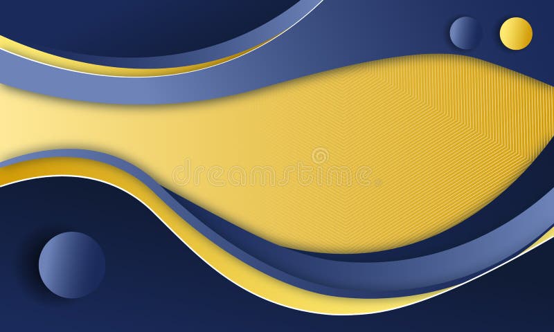 Abstract Background in Blue-yellow Color with a Large Space for a ...