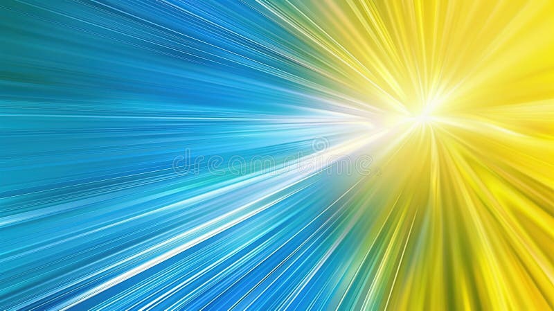 Abstract Background with Blue and Yellow Light Streaks Stock ...