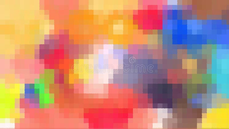 Abstract Background. Blurred Mosaic Pattern.Pixel Art Stock ...