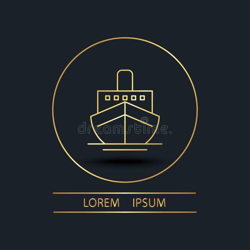 Abstract Background for Boat Stock Vector - Illustration of flat ...