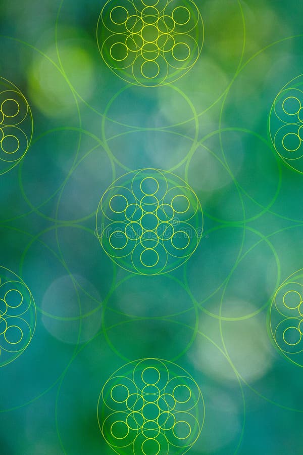 Abstract Background with Bold Colors and Graphic Elements. Glowing ...