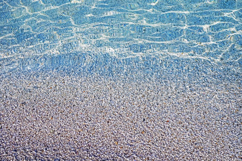 Abstract Background of the Bottom of the Marine Transparent Sea Stock ...