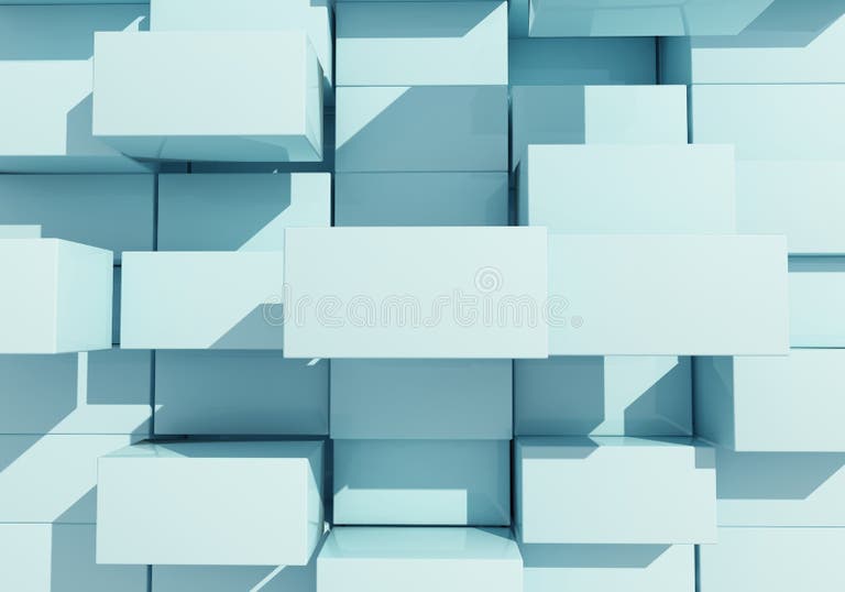 Abstract Background of Box Float Stock Illustration - Illustration of ...