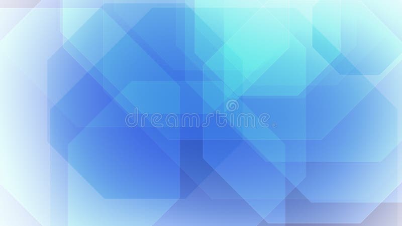 Abstract Background with Bright Blue Octagon Pattern for Innovative ...