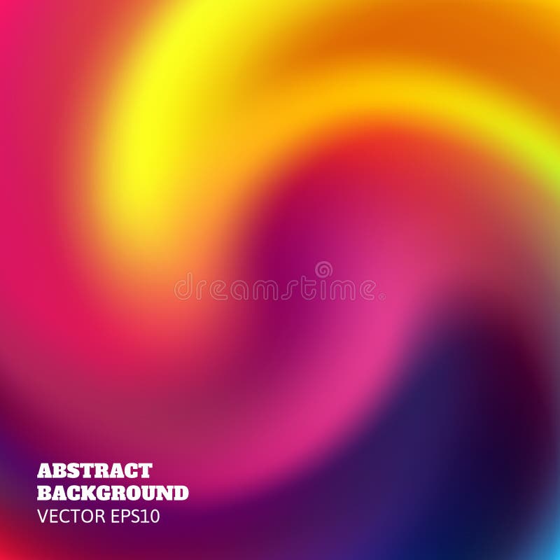 Abstract Background Bright Blurry Shapes. Overlay Color Spots Stock ...