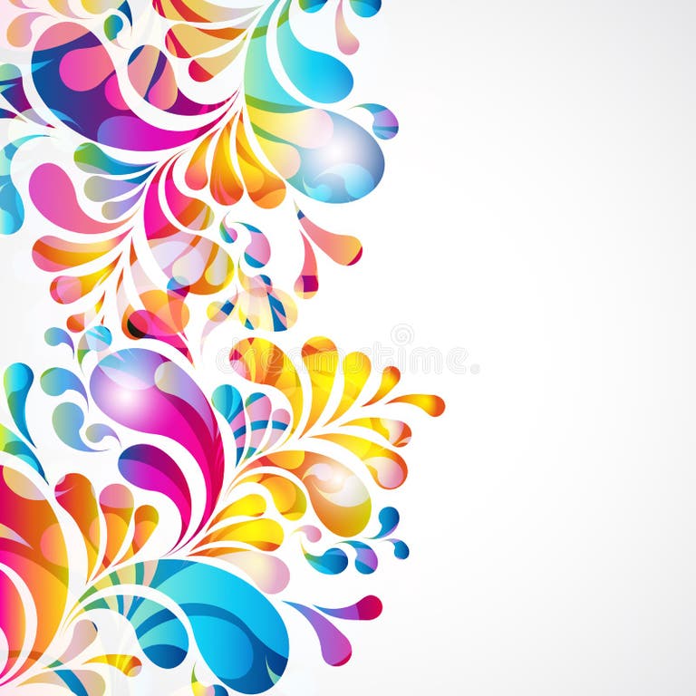 Abstract Background with Bright Drop. Stock Vector - Illustration of ...