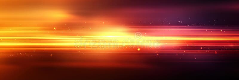 Abstract Horizontal Light Streaks Background. Stock Illustration ...