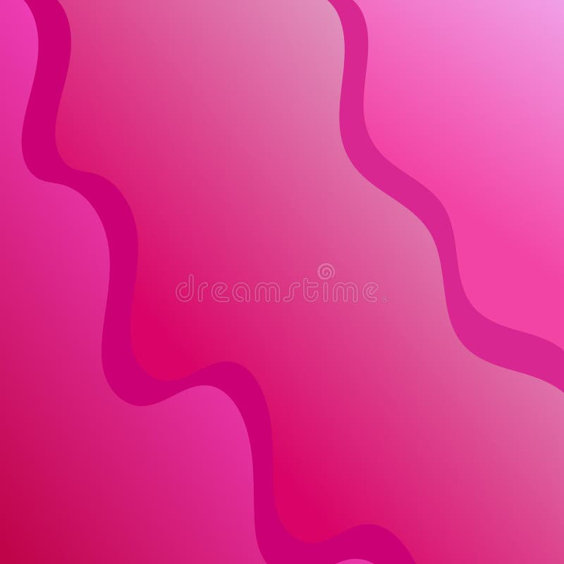 Abstract Background in Bright Pink Color with Wave Stock Vector ...
