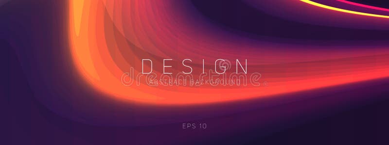 Abstract Background with Brigth Hot Design Element, Heat Wave Blurred ...