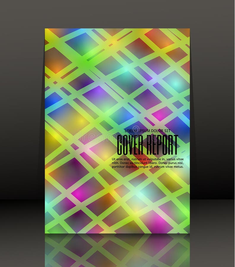 Abstract Background for Brochure, Cover. Template for the Poster ...