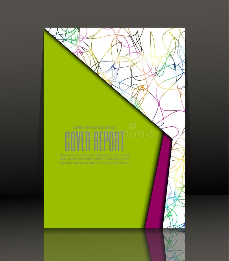 Abstract Background for Brochure, Cover. Template for the Poster ...