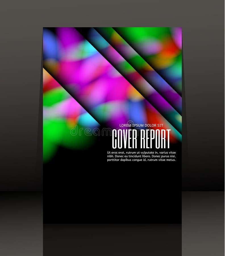 Abstract Background for Brochure, Cover. Template for the Poster ...