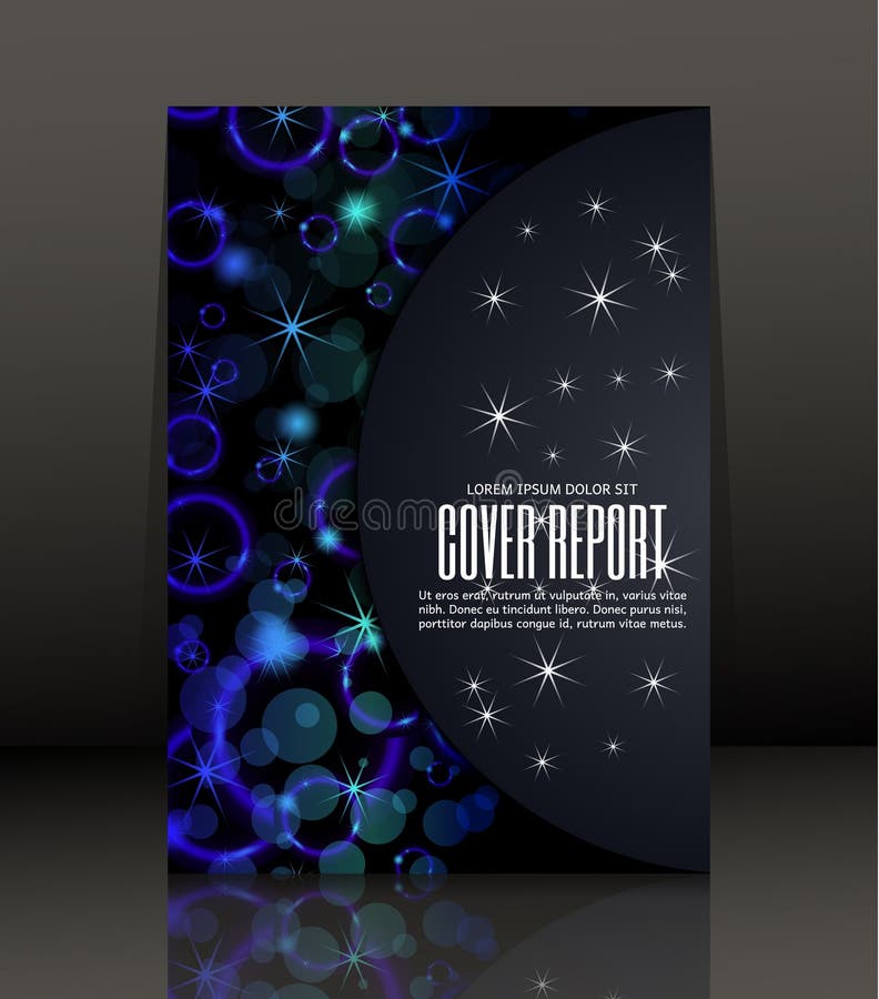 Abstract Background for Brochure, Cover. Template for the Poster ...