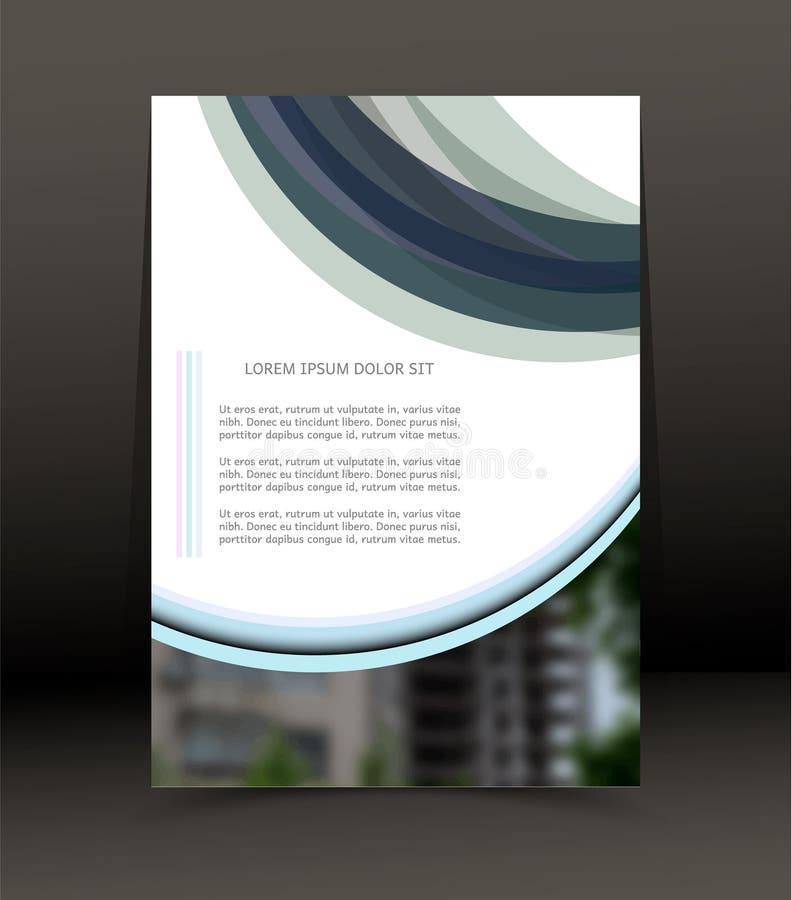 Abstract Background for Brochure, Cover. Template for the Poster ...