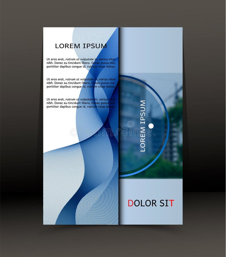 Abstract Background for Brochure, Cover. Template for the Poster ...