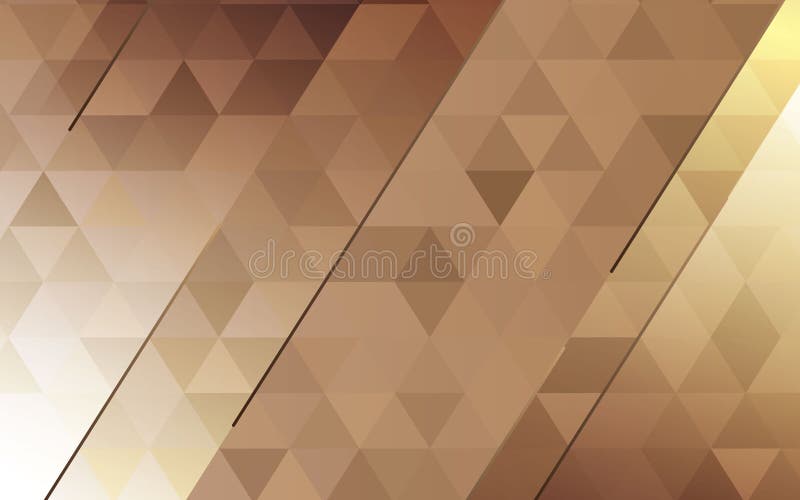 Abstract Background of Brown Triangles. Color Shape Composition. Vector ...