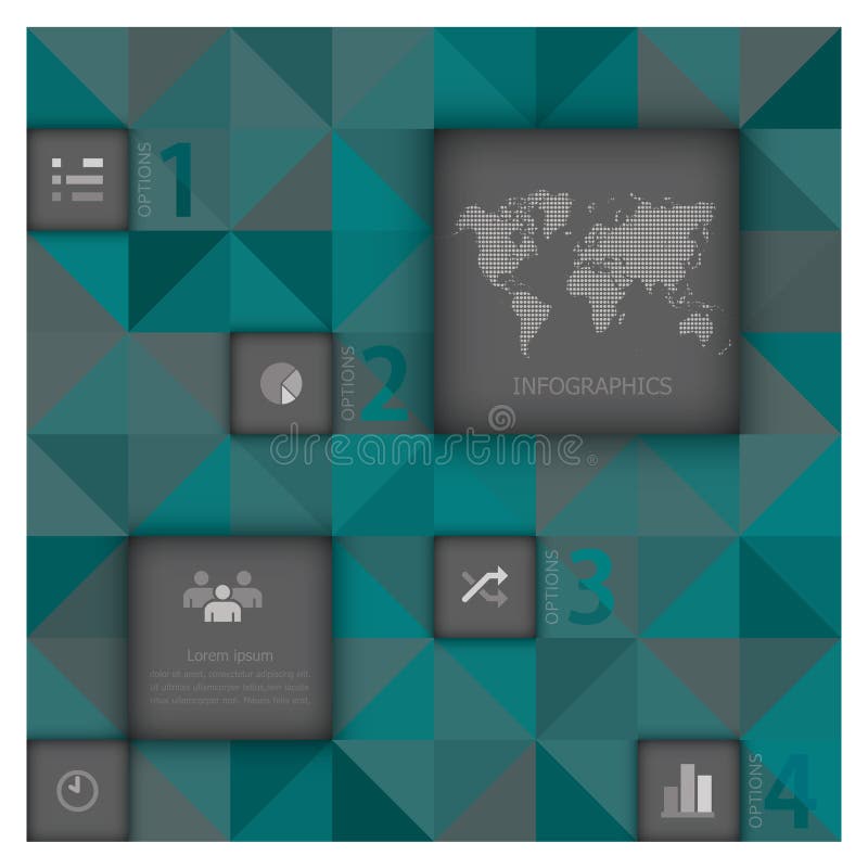 Abstract Background Business Infographic Stock Vector - Illustration of ...
