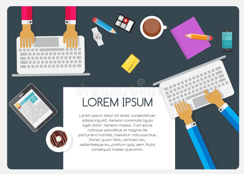 Abstract Background on Business Theme with Empty Place Stock Vector ...