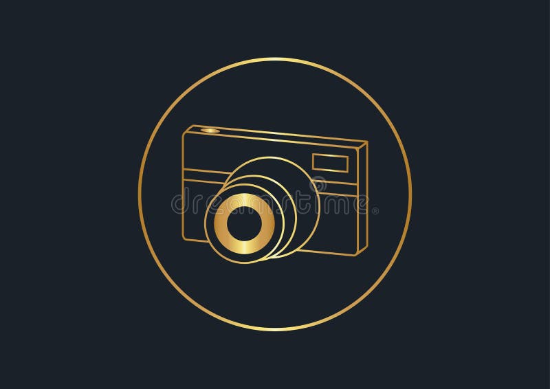 Gold Outline Camera Stock Illustrations – 1,271 Gold Outline Camera ...