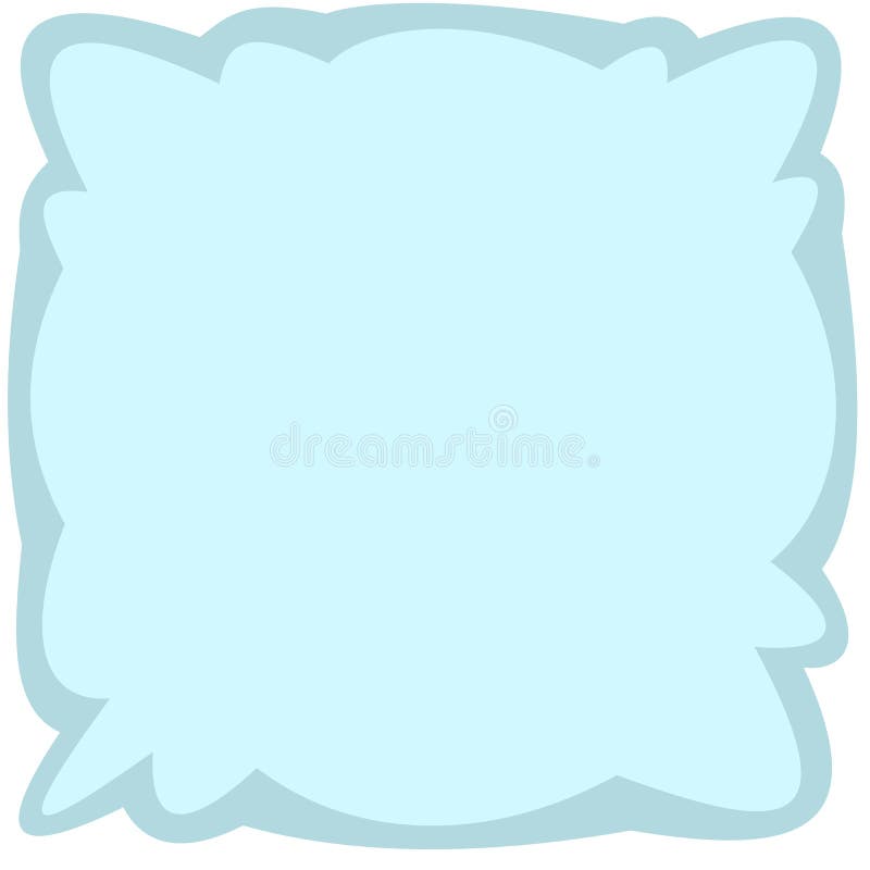 Abstract Background. Cartoon Flat Style. Soft Rounded Clouds ...
