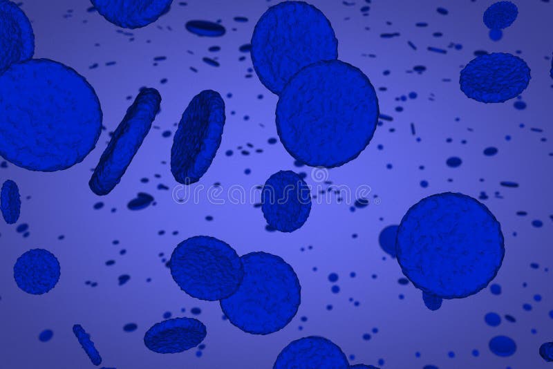 Abstract Background with Cells Stock Illustration - Illustration of ...
