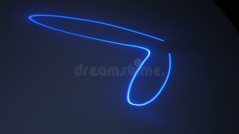 Fast Blue Light Flow Loop Background Stock Footage - Video of blue ...