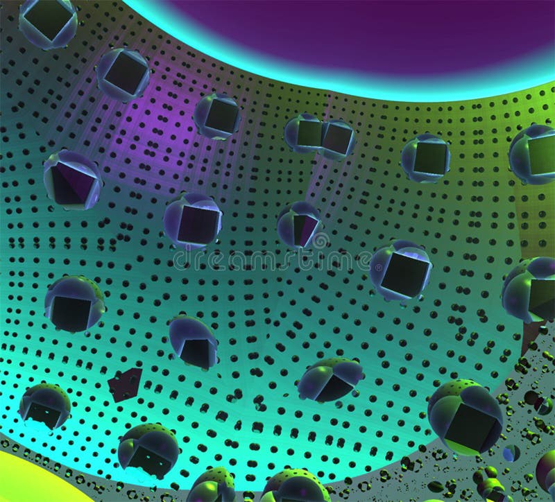 Abstract Background of Chaotic Form. Stock Illustration - Illustration ...